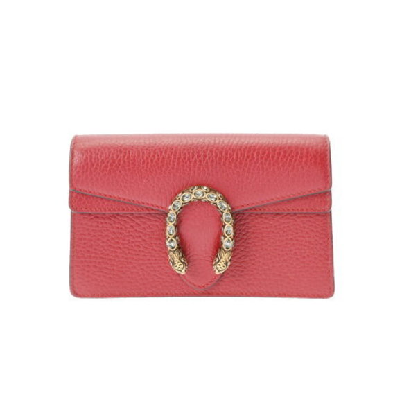 Gucci | Bags | Gucci Dionysus Super Mini Bag Red Leather Shoulder ...